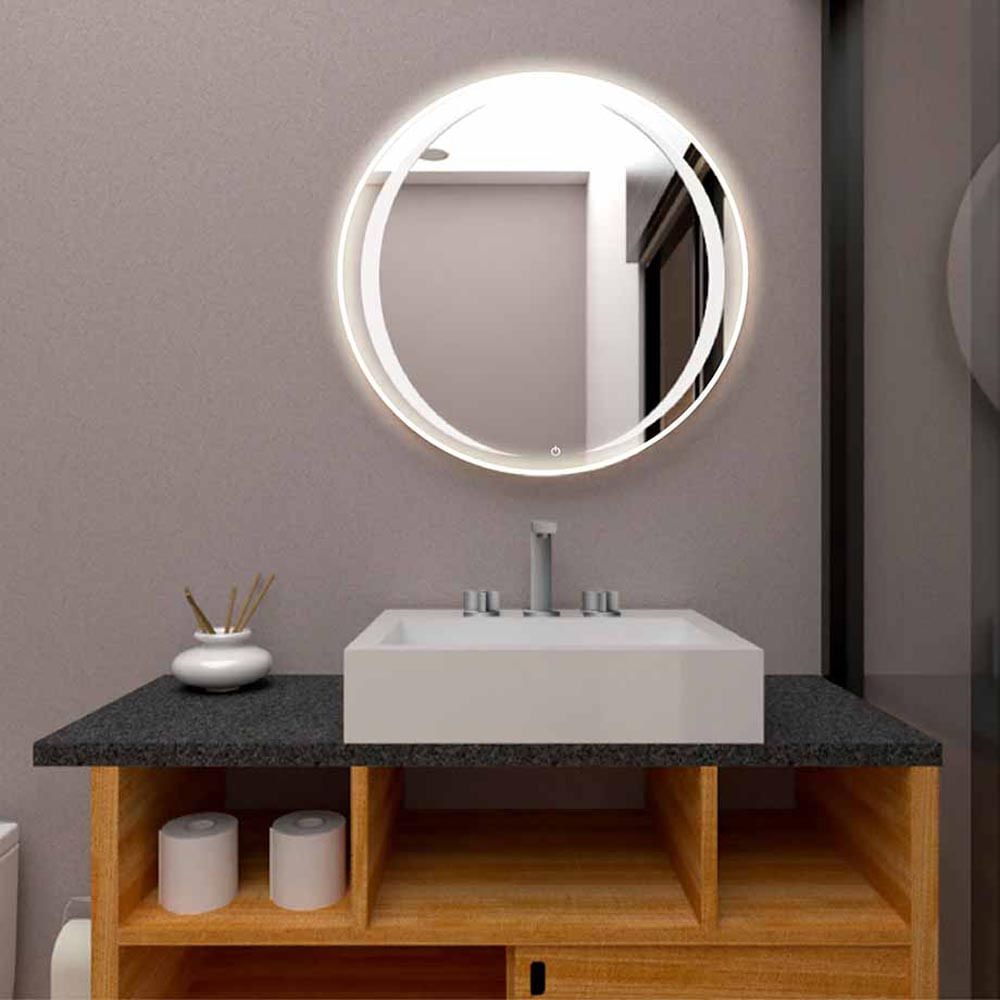 Espejos de pared olivar LED touch 70X70 000000000135048686 - Remodela y ...