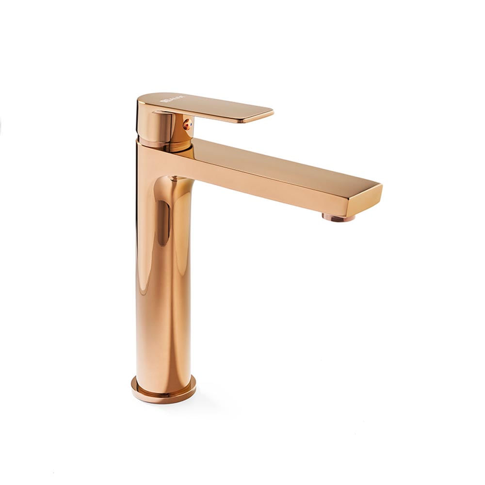 Griferia lavamanos Alta Squadra Oro Rosa 000000000135049810