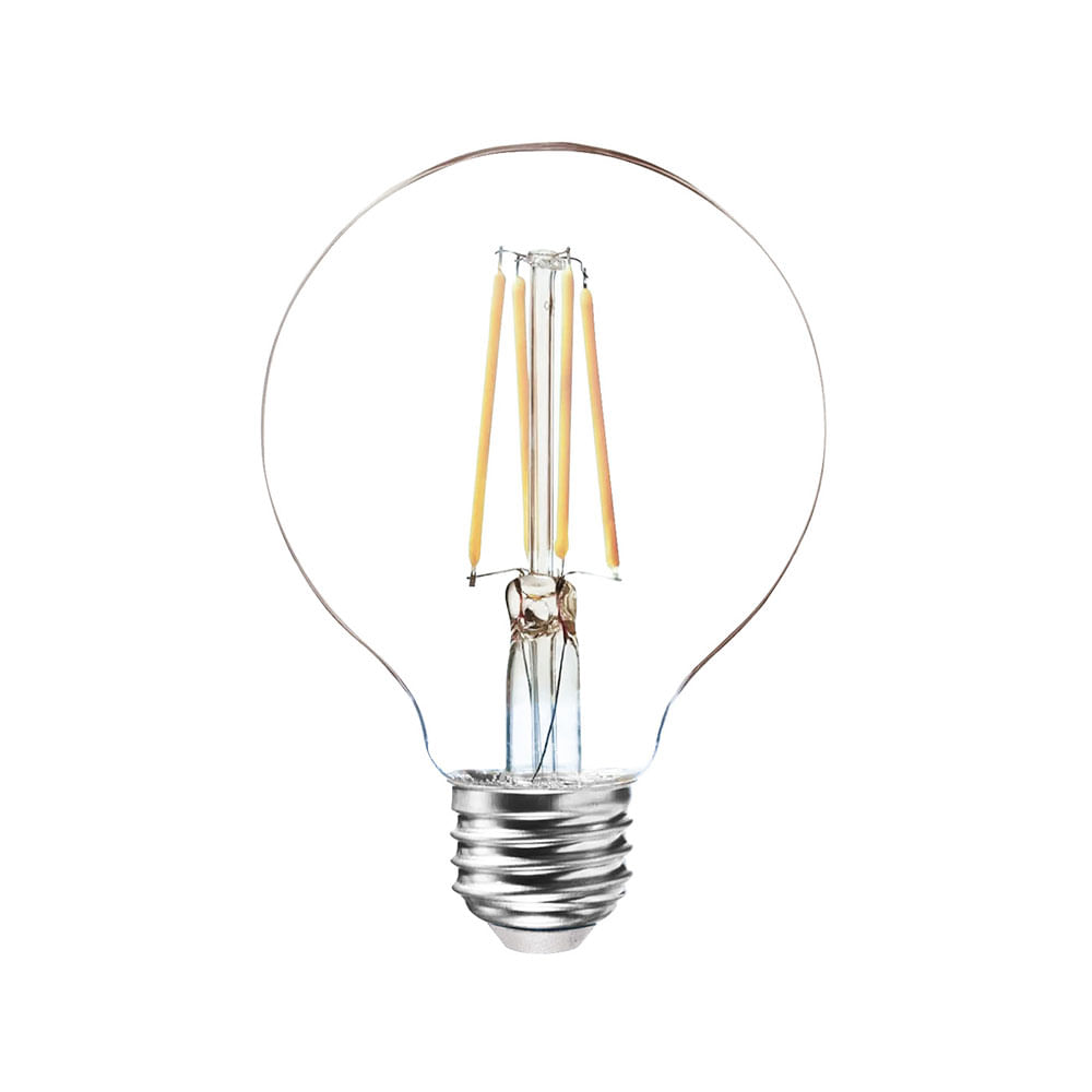 Bombillo LED tipo Globo Ambar G125 VTA Smart Home Blanco ...